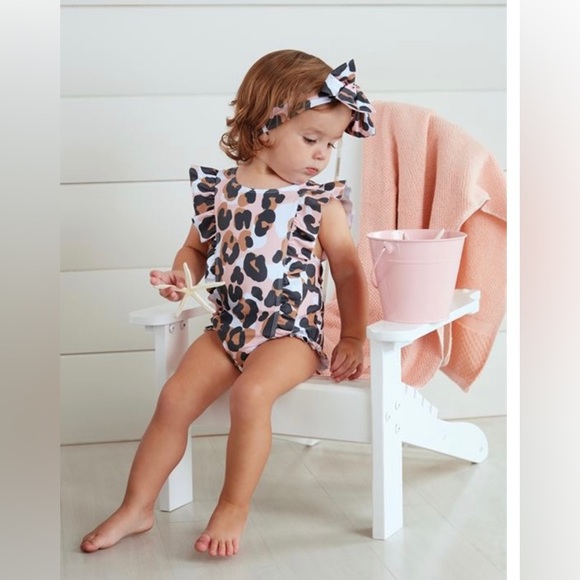 Mud Pie | Swim | Mud Pie Leopard Rash Guard Toddler Bathing Suit | Poshmark